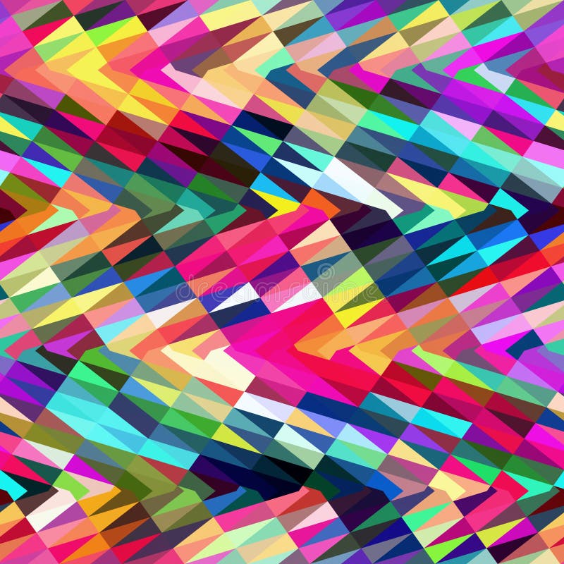 Multicolored Triangular Abstract Stock Illustration - Illustration of ...