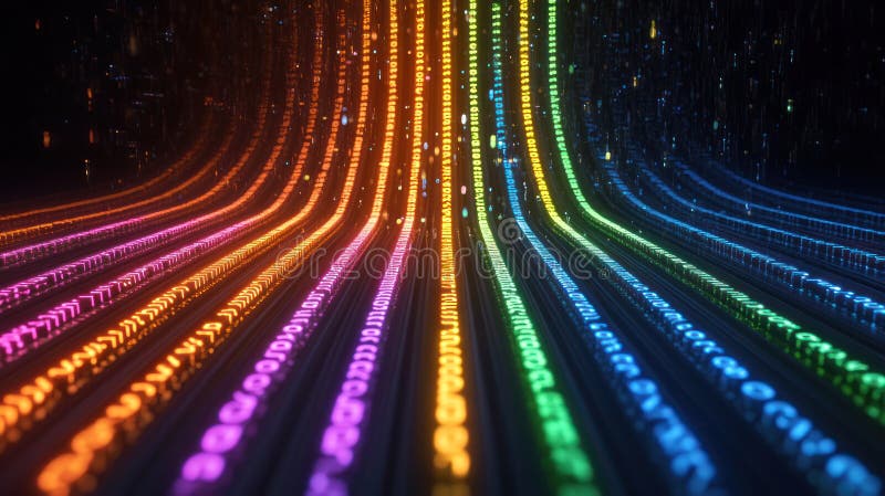 Multicolored Vertical Binary Columns: a Representation of Digital ...