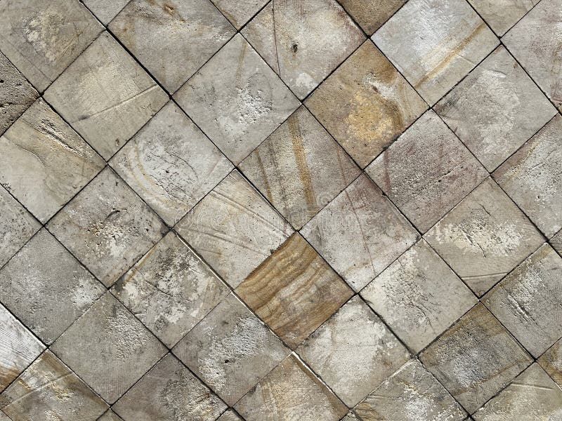 Multicolored Wall Square Tile Pattern with Rough Texture Stock Photo ...