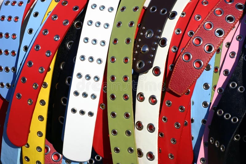 Colorful belts stock photo. Image of dress, clothes, style - 5969806