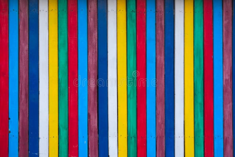 Multicolored Wood Board Wall Texture from Planks Closeup Stock Image ...