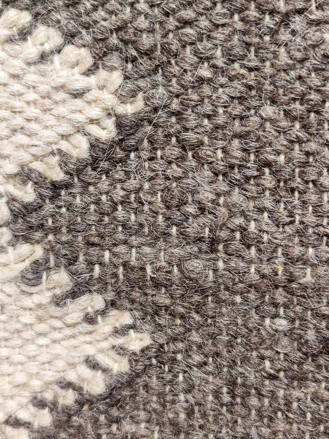 Multicolored Woolen Knitted Fabric with Geometric Pattern As a ...