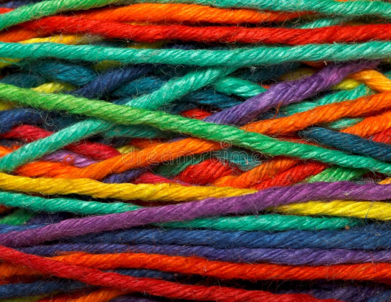 Multicolored yarn roll stock image. Image of textile - 30060073