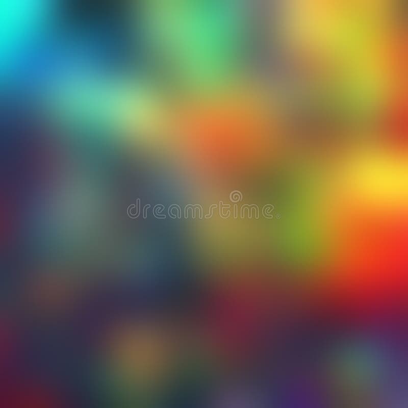 Multicolour Blurred Background. a Gradient Colour Texture Bokeh Stock ...