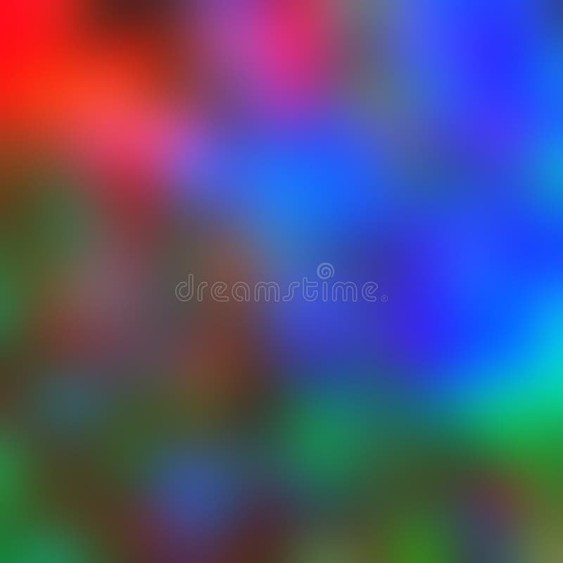Multicolour Blurred Background. a Gradient Colour Texture Bokeh Stock ...