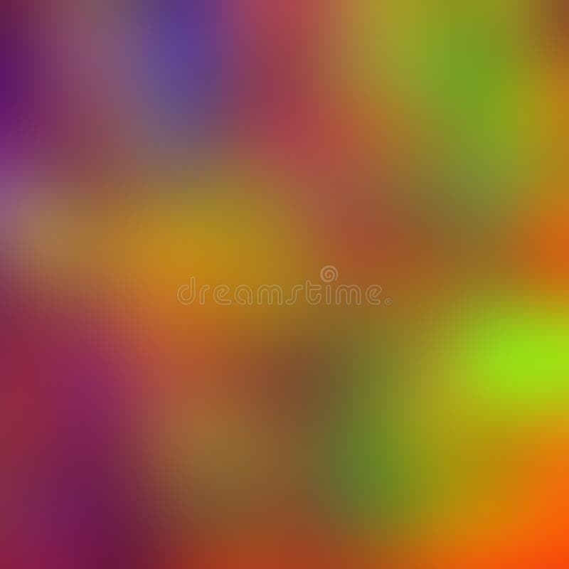 Multicolour Blurred Background. a Gradient Colour Texture Bokeh Stock ...