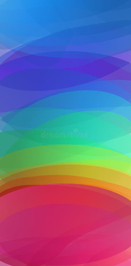 Multicolour Overlapping Mobile Phone and Desktop Graphics Illustration ...
