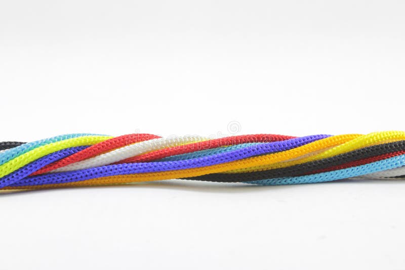 Multicolour rope stock photo. Image of fasten, string - 99474314