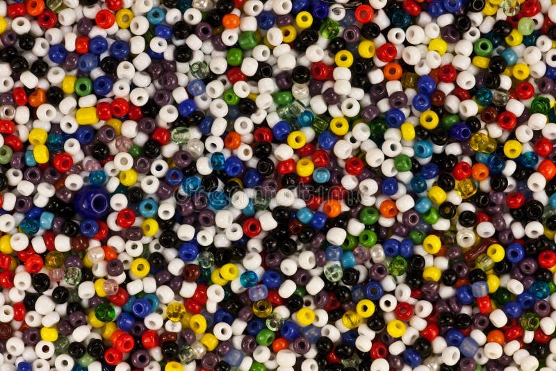 Multicoloured beads stock image. Image of colored, macro - 10909535