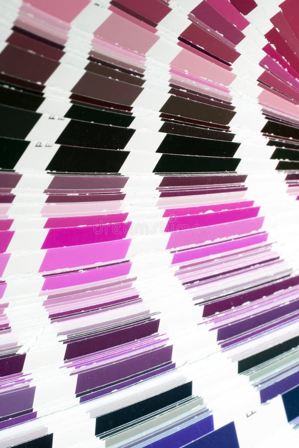 Multicoloured Color Chart Close Up with Different Shades for Background ...