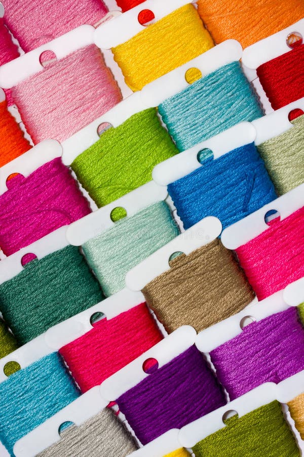 Braid of colourful threads stock photo. Image of handicraft - 19580172