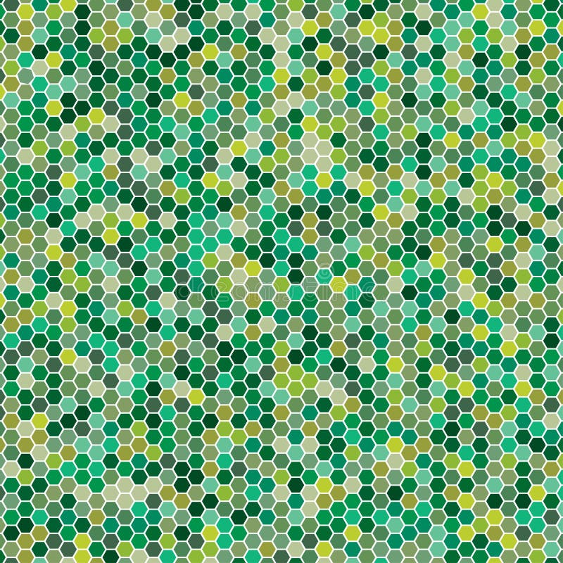 Multicoloured Hex Tiles. Mosaic. Eps 10. Stock Vector - Illustration of ...