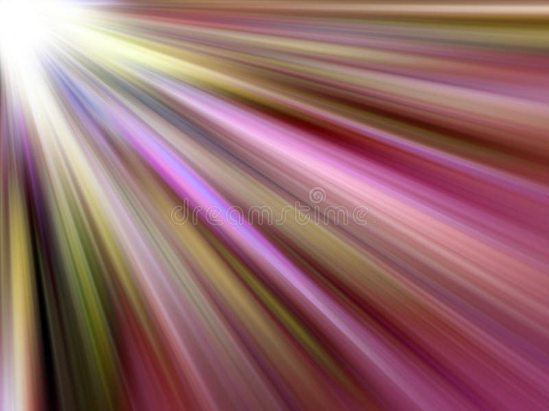 Multicoloured Light Rays stock illustration. Illustration of flight ...