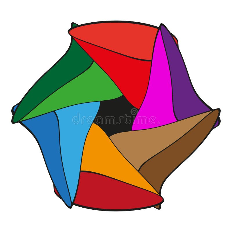 Twisted Polyform Stock Illustrations – 1 Twisted Polyform Stock ...