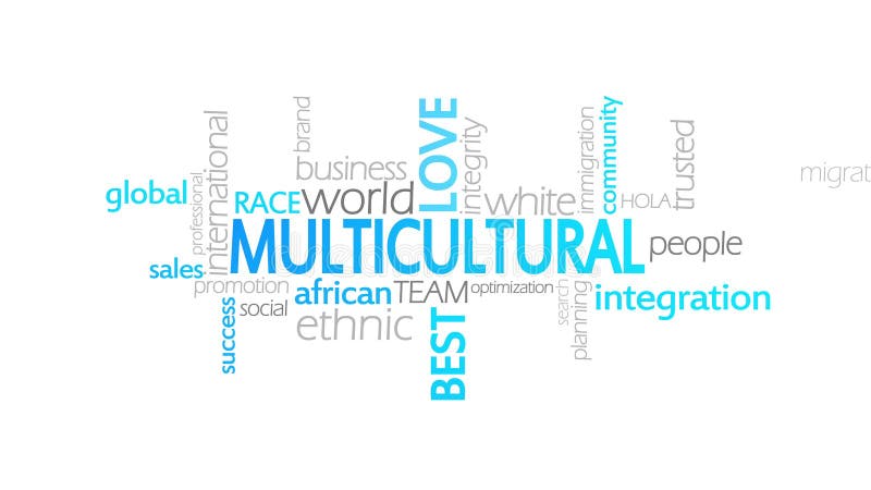 Happy Multicultural Children Multiethnic Animation Diversity Concept ...