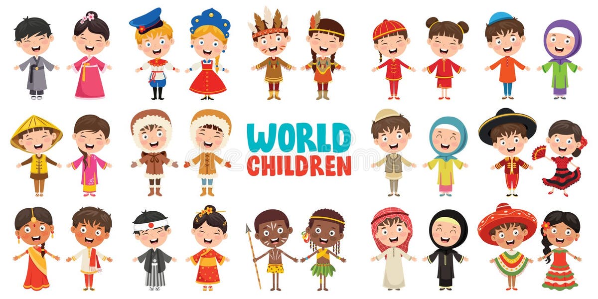 Characters Nationality Stock Illustrations – 2,251 Characters ...