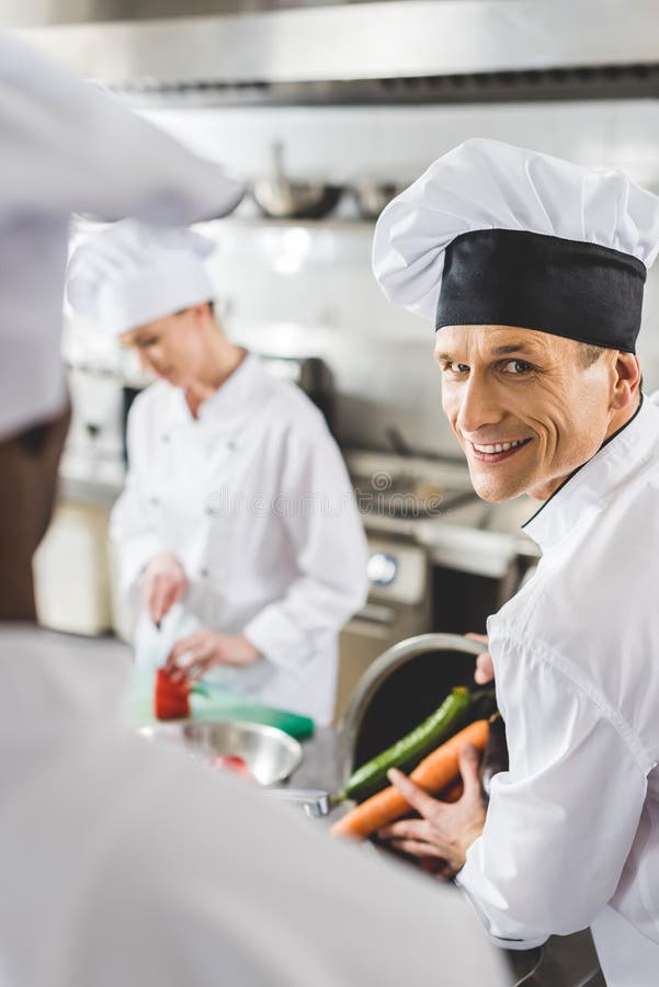Multicultural Chefs Cooking Stock Image - Image of cuisine, meal: 129306925