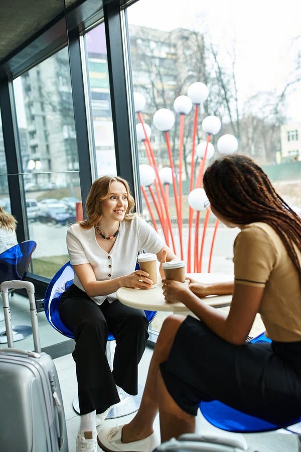 Multicultural Colleagues Engage in Lively Discussion Stock Image ...