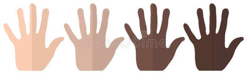 Colourful hands stock vector. Illustration of cultural - 327781
