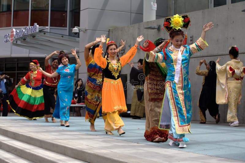 Multicultural Fashion Show editorial stock photo. Image of cultural ...