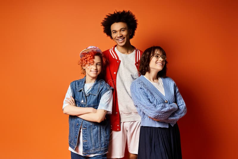 Multicultural Group of Friends, Including a Stock Image - Image of ...