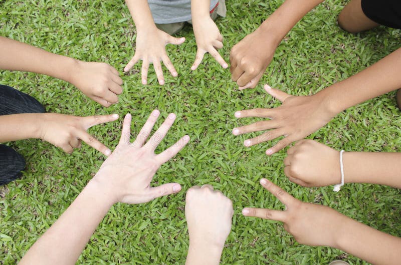 Multicultural hands stock photo. Image of peace, green - 25984458