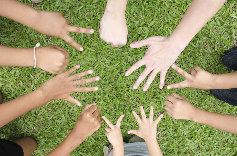Multicultural hands stock photo. Image of peace, green - 25984458