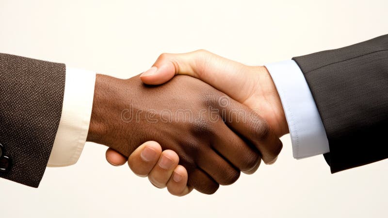 Multicultural Handshake. Business Deal, Partnership, or Agreement ...