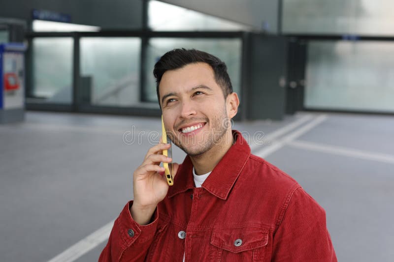 Multicultural Looking Man with an Irresistible Smile Stock Photo ...