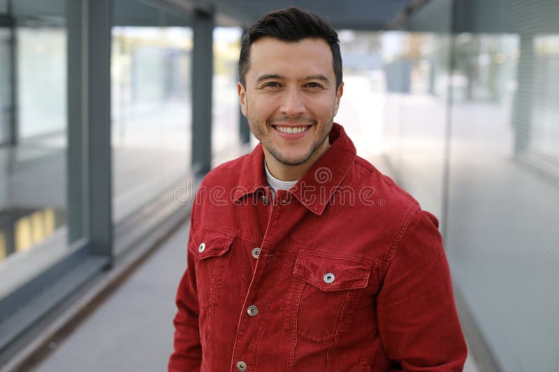 Multicultural Looking Man with an Irresistible Smile Stock Photo ...