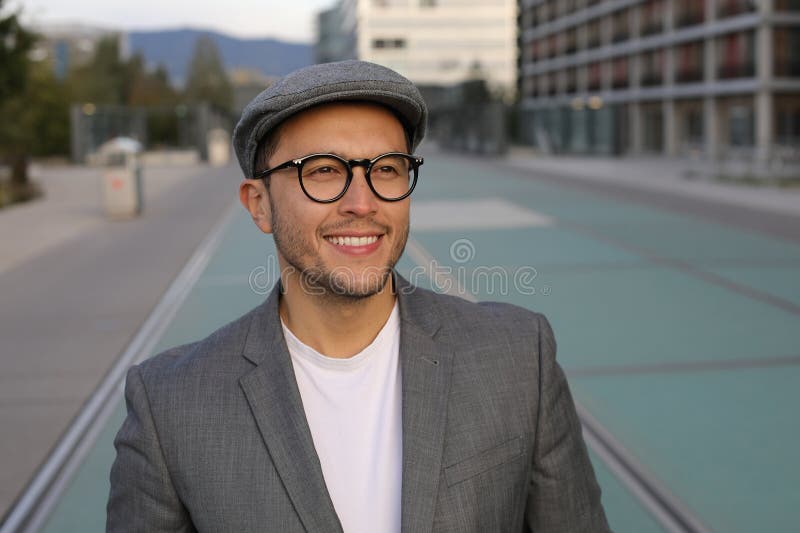 Multicultural Looking Man with an Irresistible Smile Stock Image ...