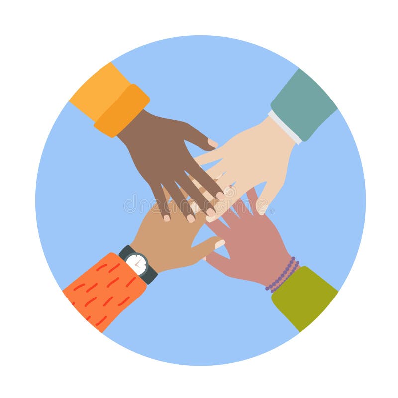 Multicultural and Multiethnic People Community Integration Concept with ...