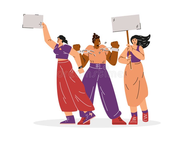 Solidarity Agitation Stock Illustrations – 250 Solidarity Agitation ...