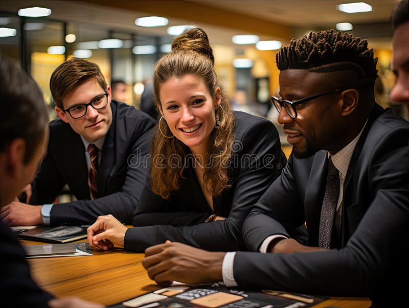 Multicultural Professionals in Intense Office Discussion Stock ...