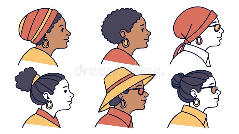 Avatar Women Design Stock Illustrations – 28,562 Avatar Women Design ...