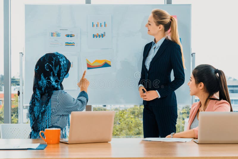 Multicultural Working Group in Teamwork Meeting. Uds Stock Photo ...