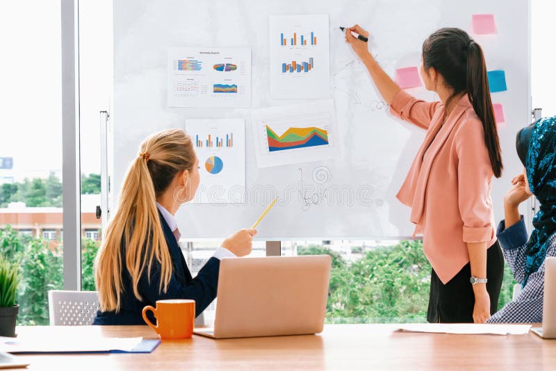 Multicultural Working Group in Teamwork Meeting. Uds Stock Image ...