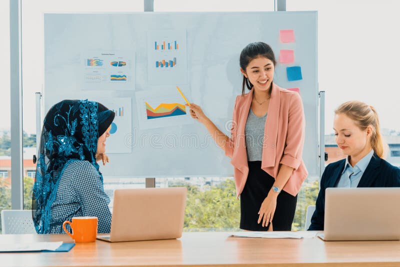 Multicultural Working Group in Teamwork Meeting. Uds Stock Photo ...