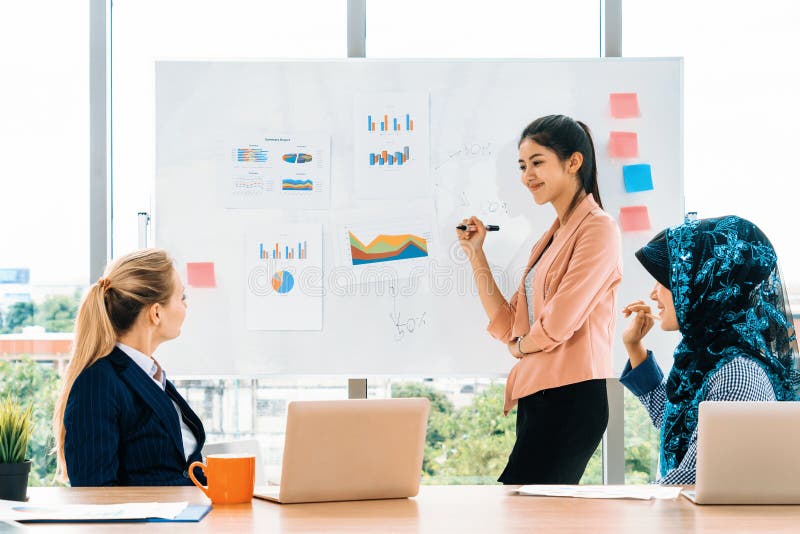 Multicultural Working Group in Teamwork Meeting. Uds Stock Image ...