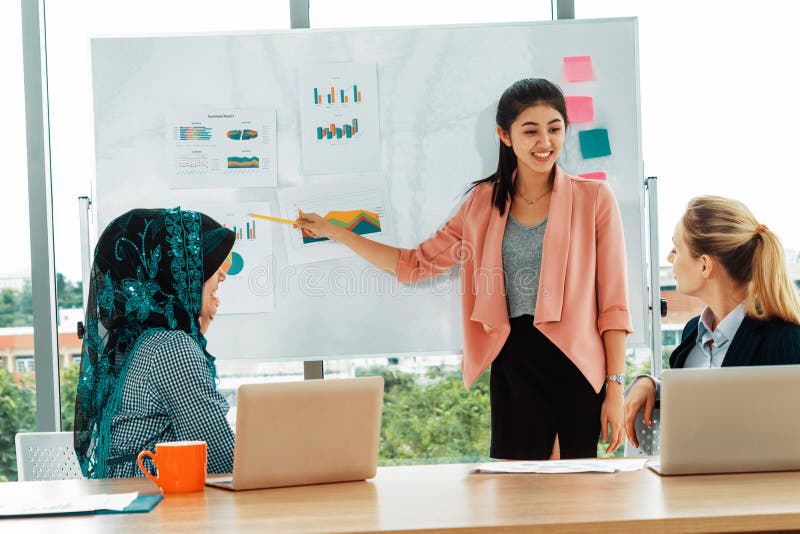 Multicultural Working Group in Teamwork Meeting. Uds Stock Photo ...