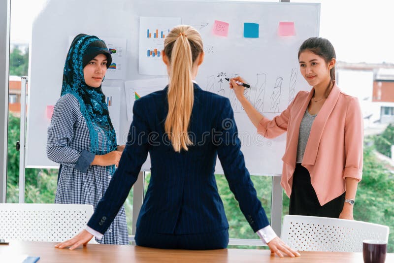 Multicultural Working Group in Teamwork Meeting. Uds Stock Photo ...