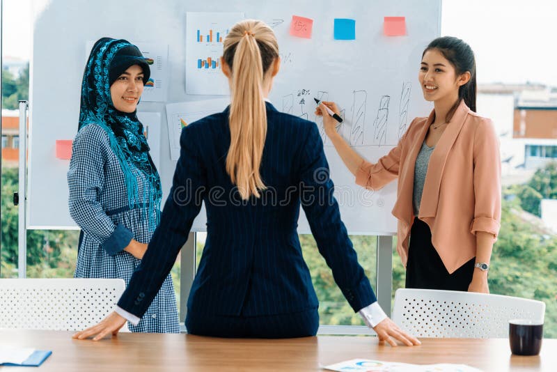 Multicultural Working Group in Teamwork Meeting. Uds Stock Image ...