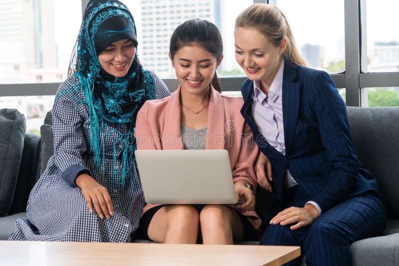 Multicultural Working Group in Teamwork Meeting. Uds Stock Photo ...