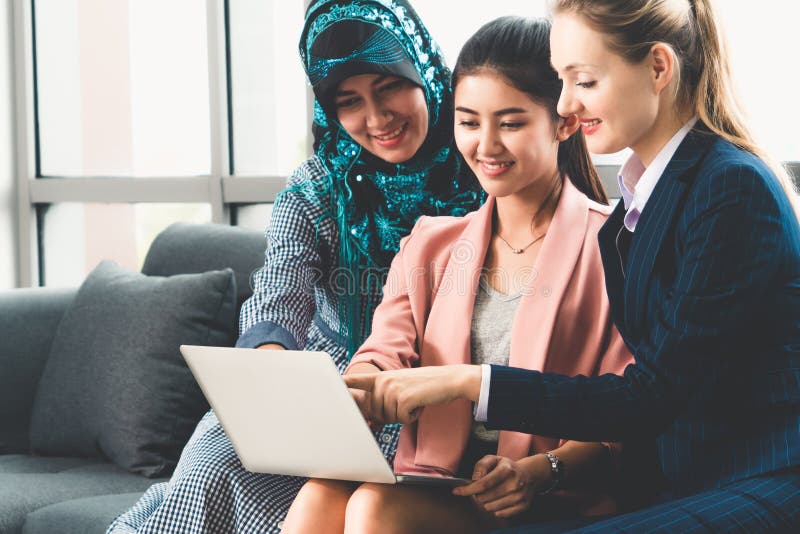 Multicultural Working Group Teamwork. Stock Image - Image of education ...