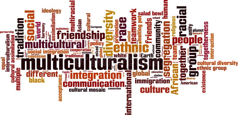Multiculturalism Word Cloud Stock Vector - Illustration of ethnic ...