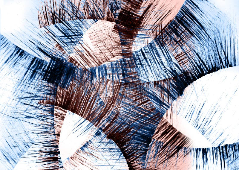 Multidimensional Composition in Abstract Style, Movement of the Wheel ...