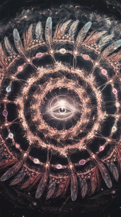 Multidimensional Dream Woven Mandala Stock Illustrations – 4 ...