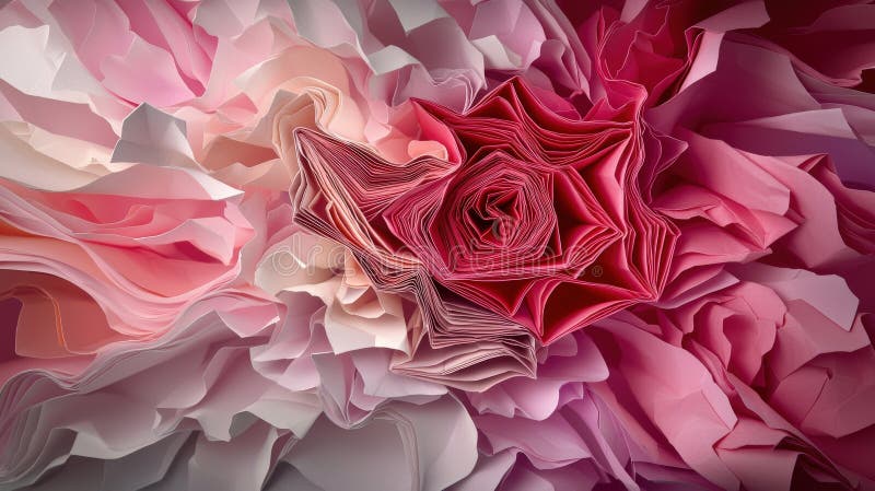 Multidimensional Spa Experience Created from Layers of Folded Paper Art ...