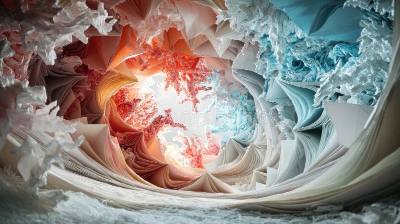 Multidimensional Spa Experience Digital Creation Abstract Art Tranquil ...