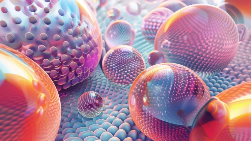 Multidimensional Spheres with Intricate Gradients of Color Allowing for ...
